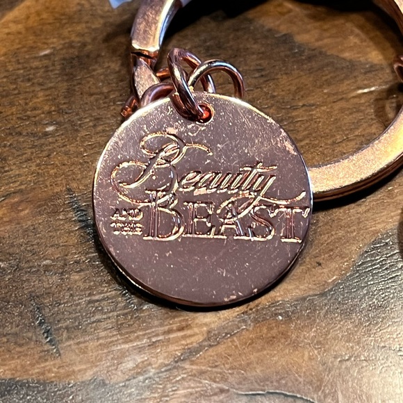 Disney | Accessories | Disney Beauty And The Beast Decorative Keychain ...
